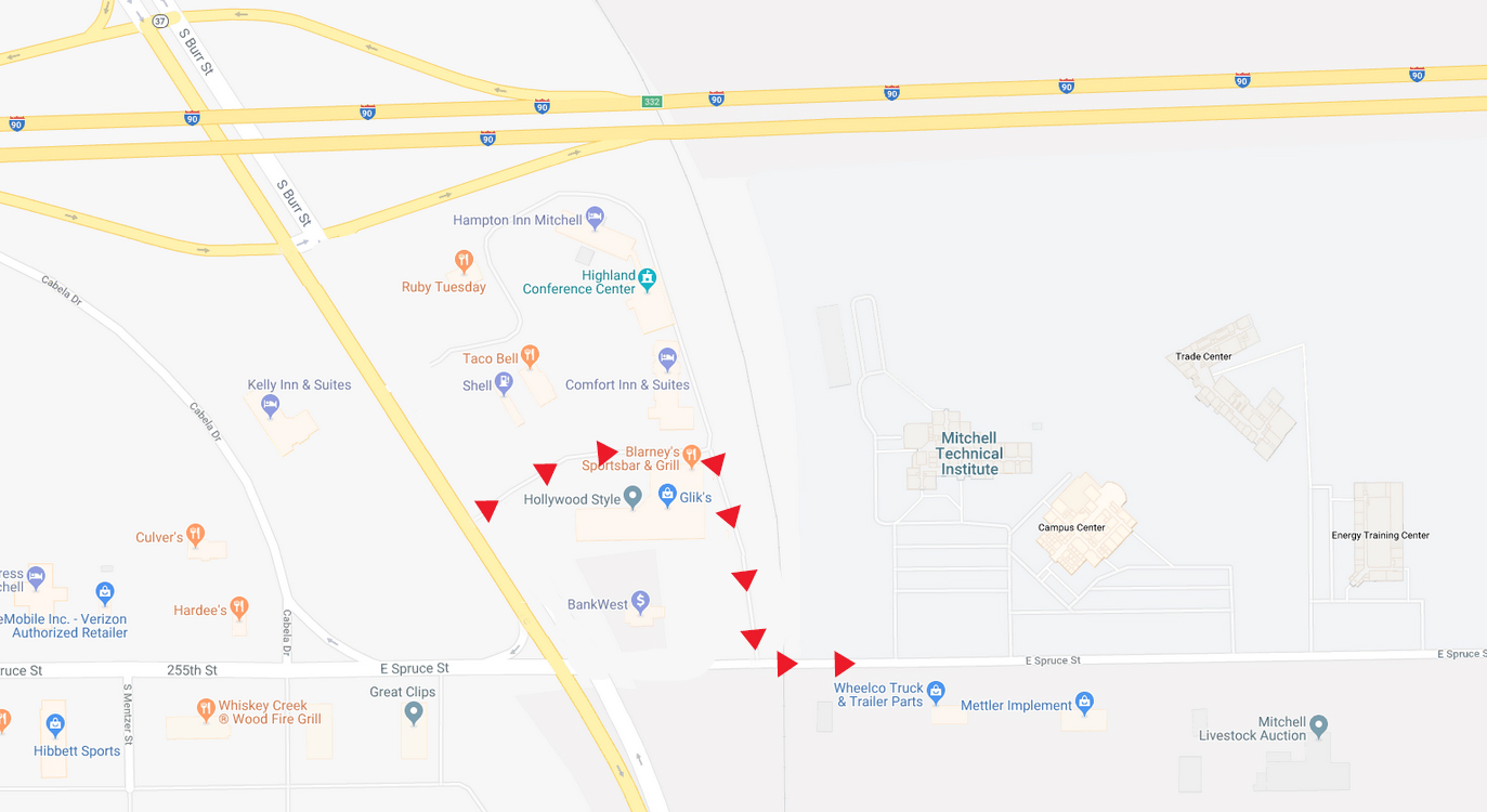 Campus Map | Mitchell Technical College